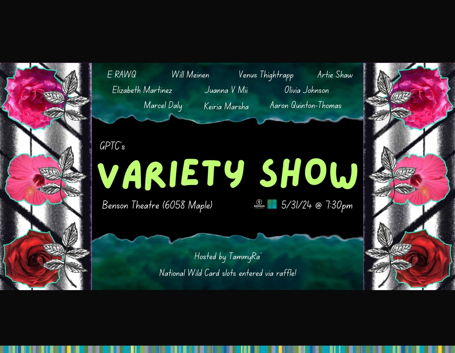 Gptc Variety Show At Benson Theatre Benson Theatre